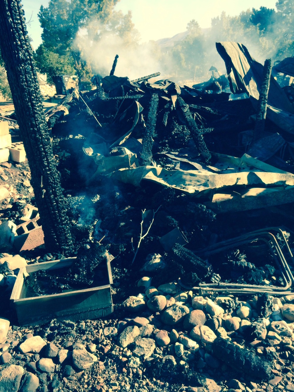 Fundraiser for Dennis Schulz by Mindee Hirsch : Dennis Schulz's home fire
