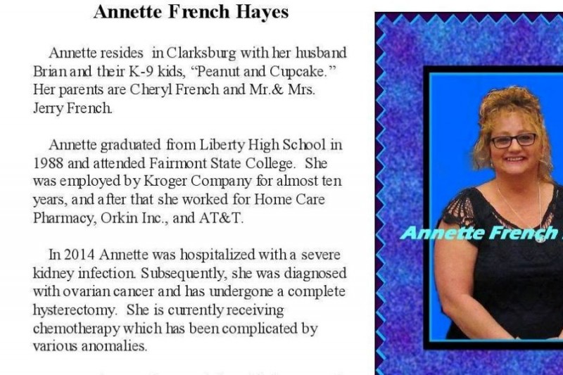 Fundraiser by Ronda Michael-Scalise : Annette French Hayes Medical Fund