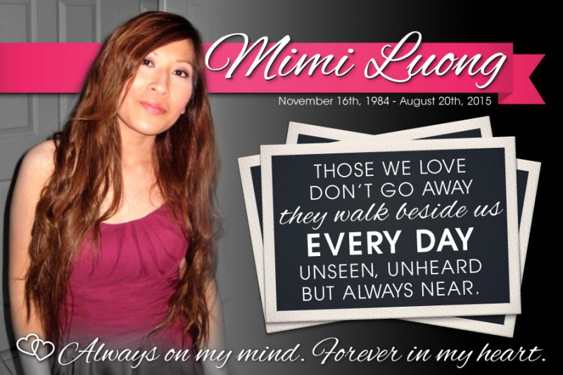 Fundraiser by kim lieu : In loving memory of Mimi Luong