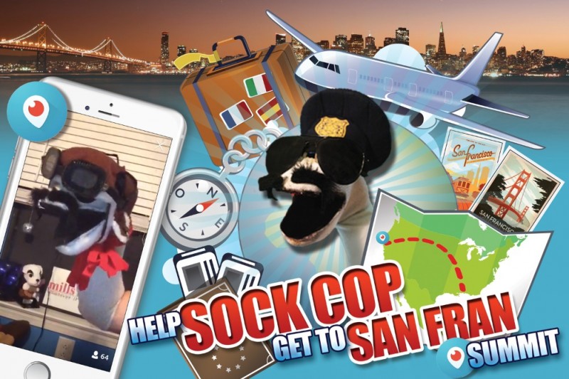 Fundraiser by Jason Cooper : Help Sock Cop Get to San Francisco