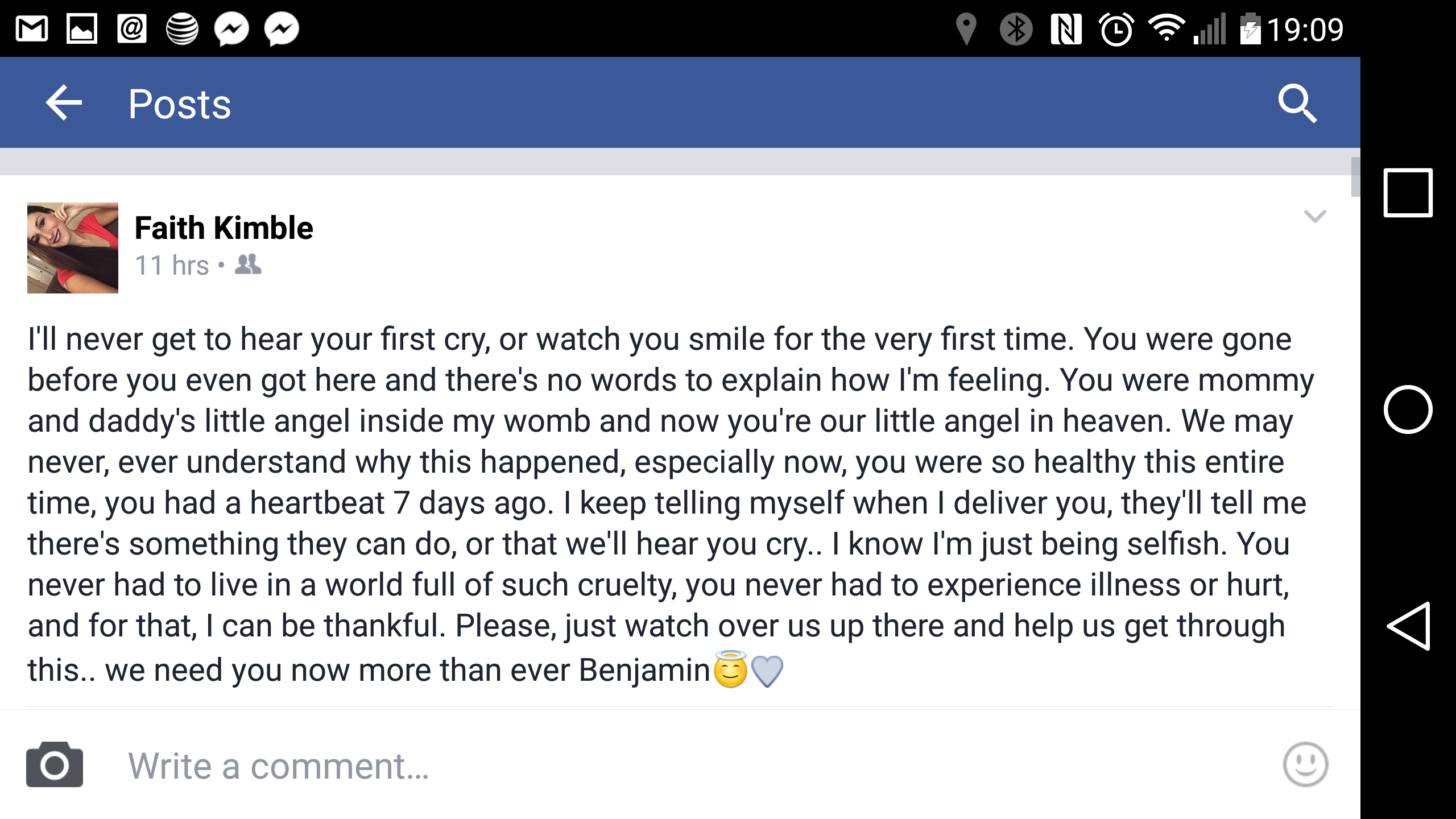 Fundraiser for nina kimble by Mary Shorts : Bring Baby Benjamin home