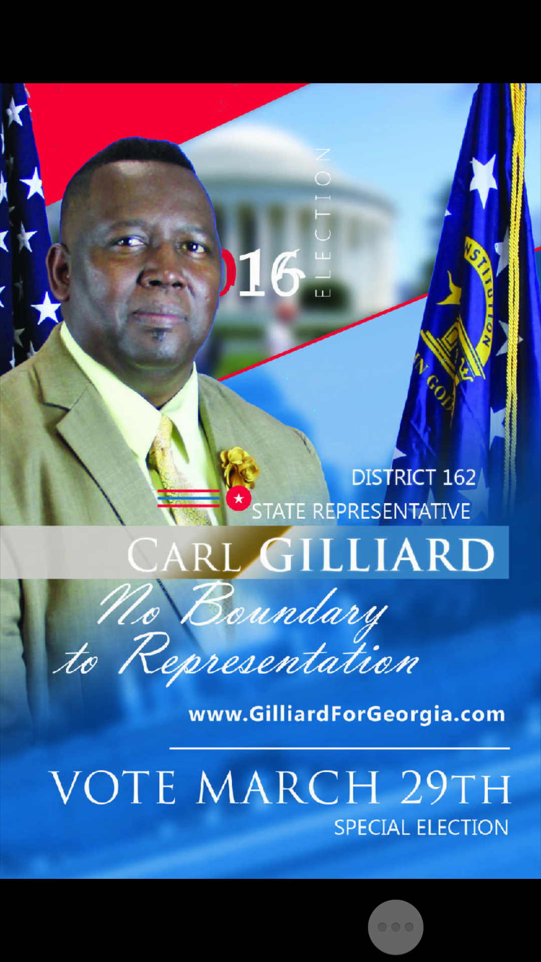 Fundraiser for Carl Gilliard by Faith Gilliard : Gilliard For Georgia